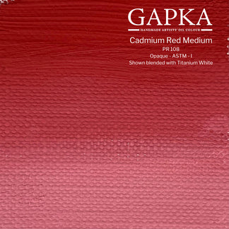 Cadmium Red Medium Artists' Oil Paint – Gapka