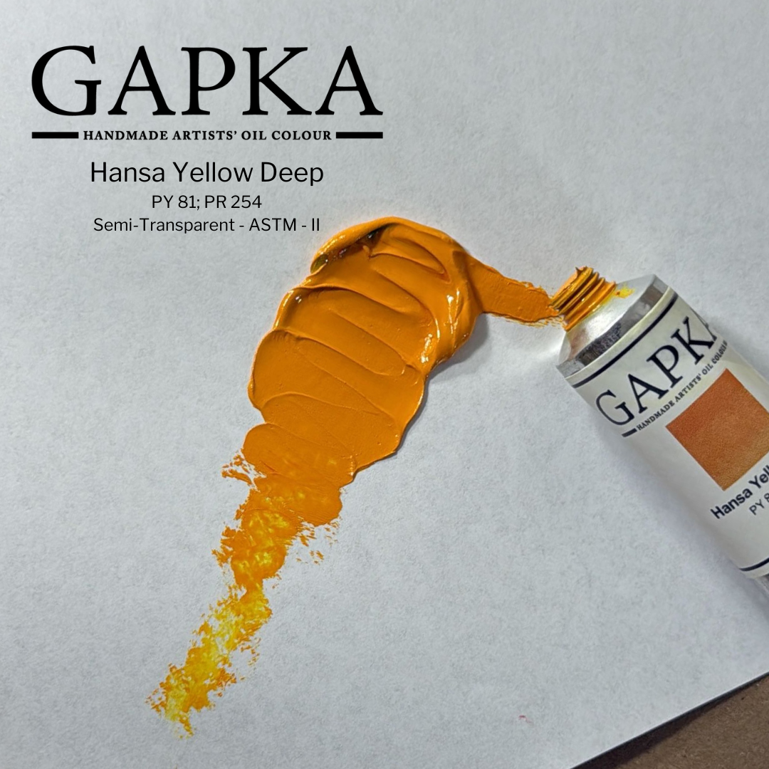 Hansa Yellow Deep Artists' Oil Paint – Gapka
