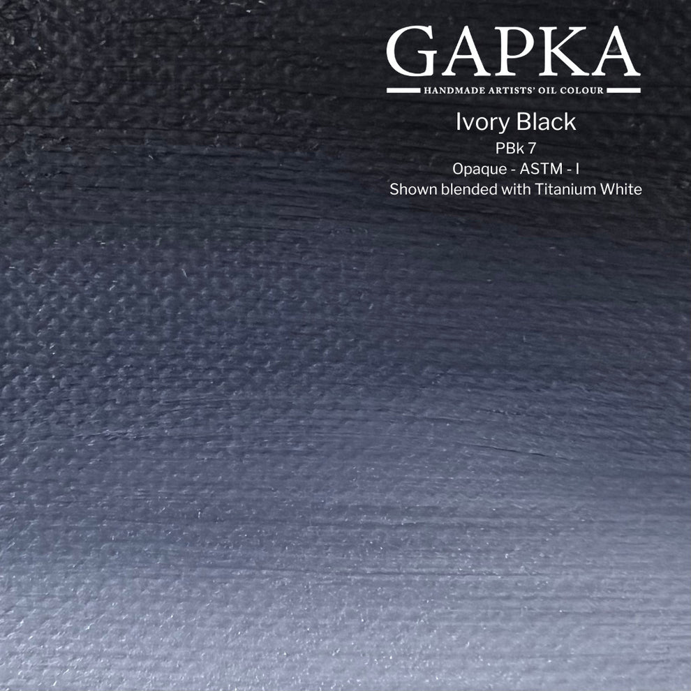 Ivory Black Artists' Oil Paint – Gapka
