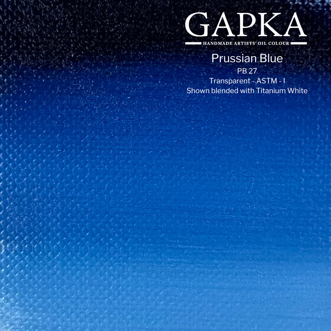 Prussian Blue Artists' Oil Paint – Gapka