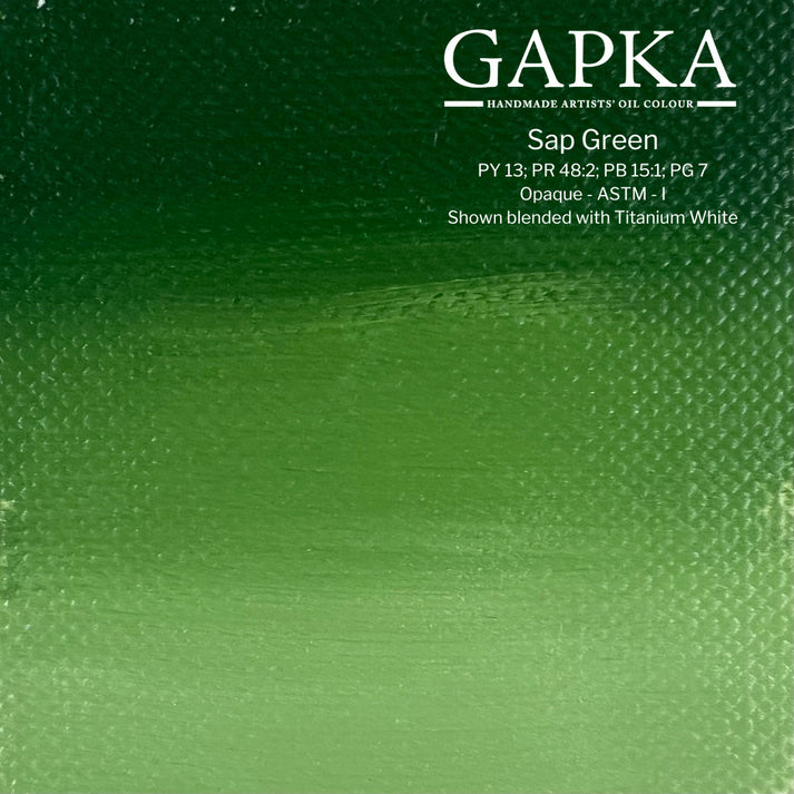 Sap Green Artists' Oil Paint – Gapka