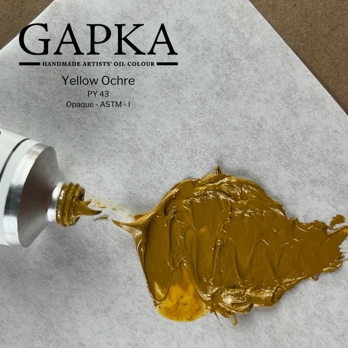 Yellow Ochre Artists' Oil Paint – Gapka